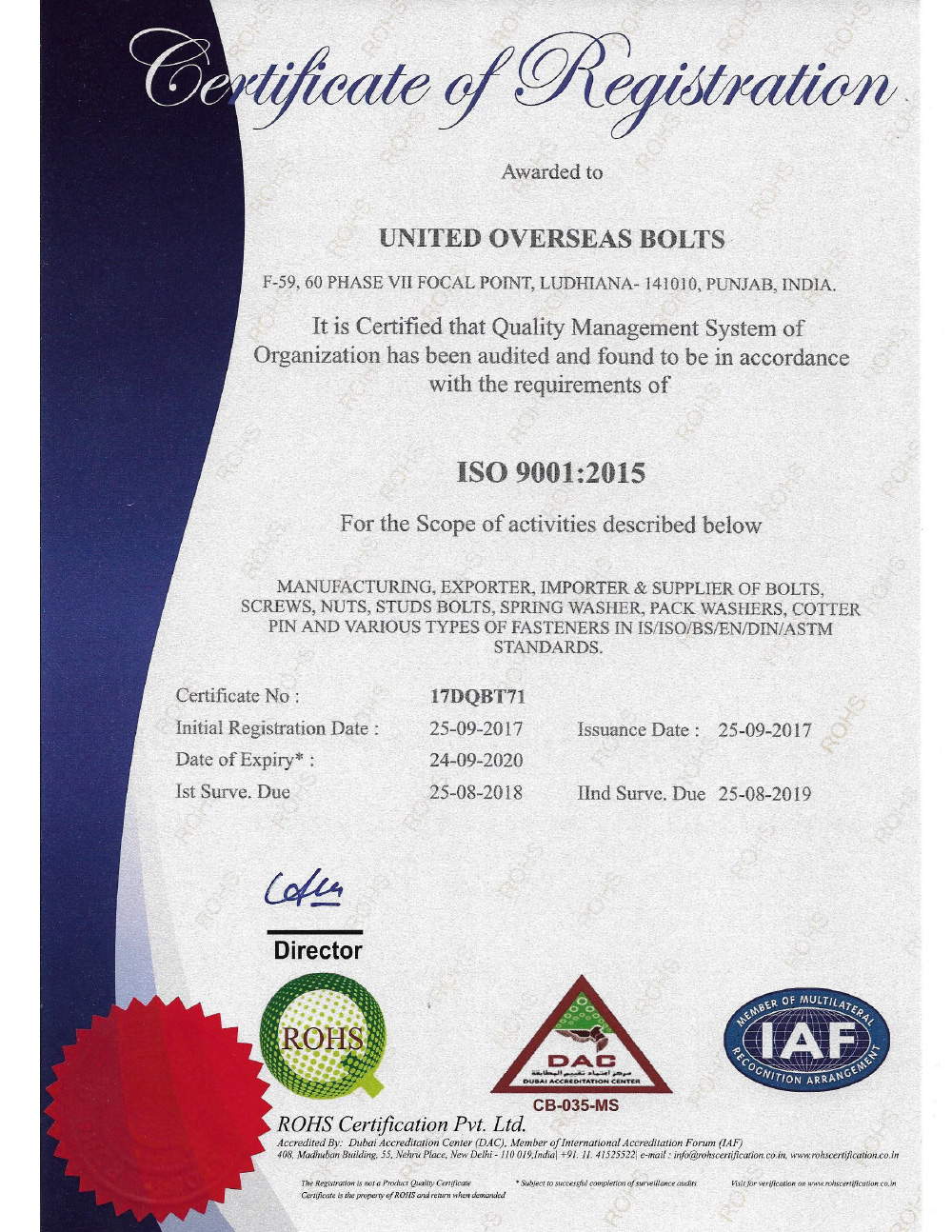 We lay a huge emphasis on the qualitative aspects, be it our products ...
